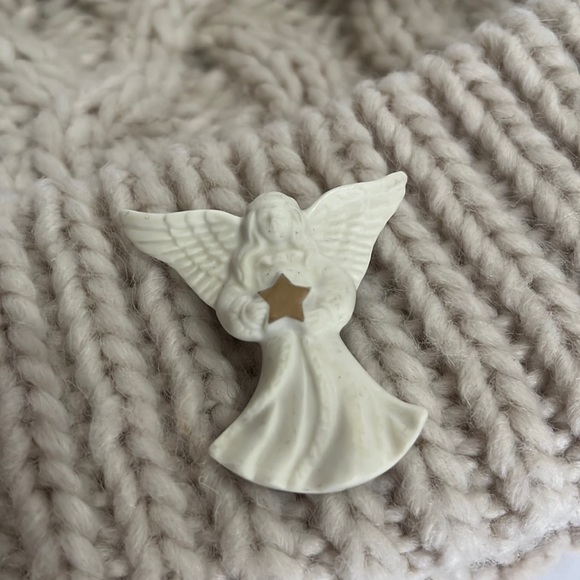 Lenox | Jewelry | Lenox Porcelain Angel Pin | Poshmark
